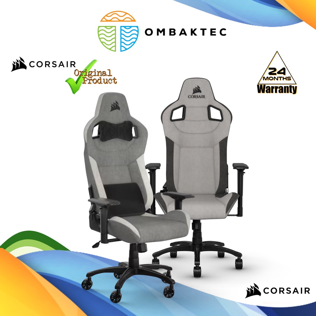 Corsair T3 RUSH Fabric Gaming Chair | Shopee Malaysia