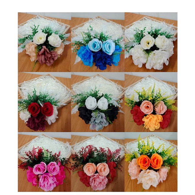 Dulang Dengan Bunga Peony Hantaran Siap Gubah | Shopee Malaysia