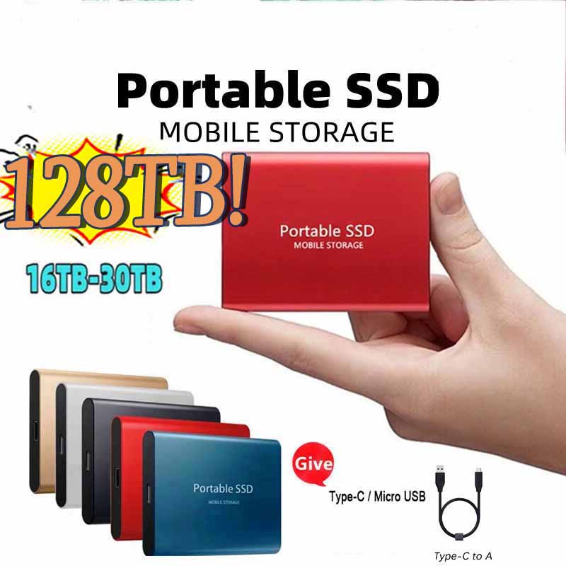 Portable High-speed External Solid State Drive 1TB 2TB 64TB 128TB SSD ...