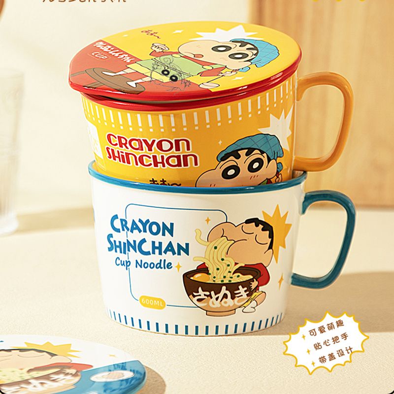 Original Crayon Shin-Chan Japanese Style Instant Noodle Bowl Ceramic ...