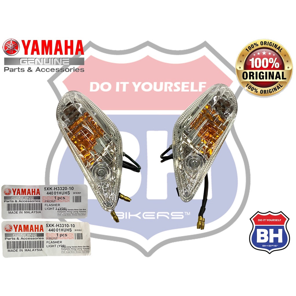 YAMAHA Y125 Y125Z Y125ZR 125Z 125ZR FRONT SIGNAL LAMP SET SIGNAL DEPAN 100% ORIGINAL HLY ...