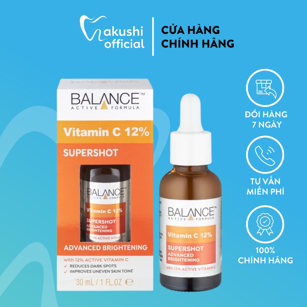 Balance Active Formula 12% Vitamin C Supershot 30ml - Hakushi | Shopee ...