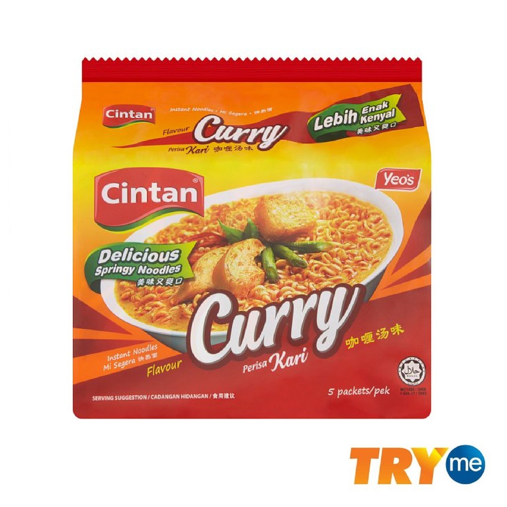 Cintan Instant Noodles (76g x 5) - Curry | Shopee Malaysia