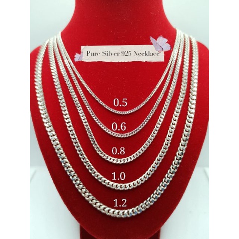 Original Rantai Silver 925 (Rantai Mesin)(Ready Stock) | Shopee Malaysia