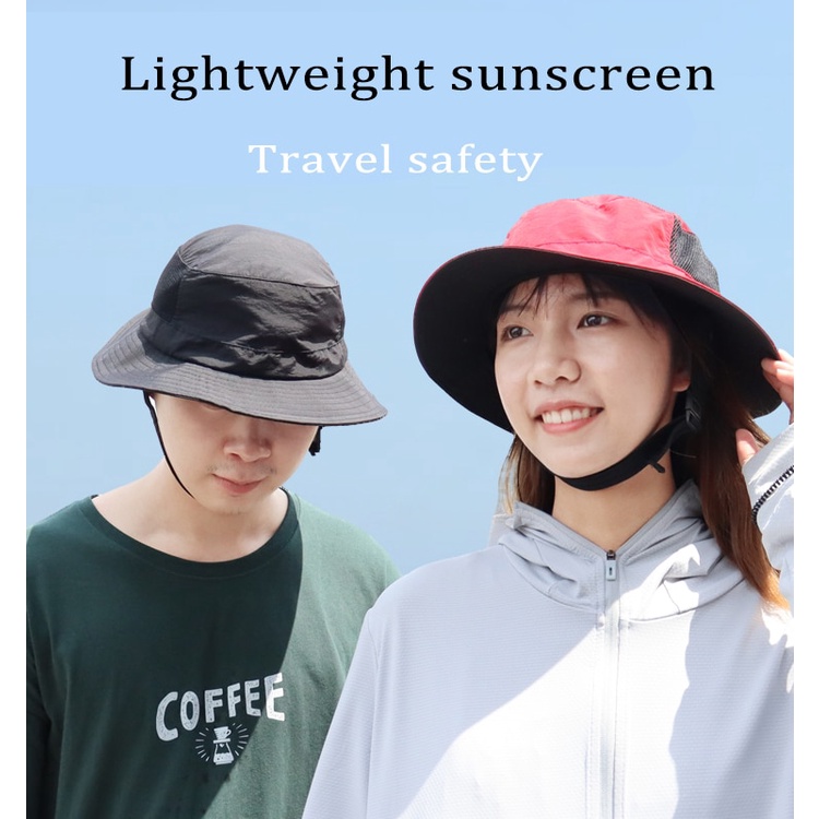 Beach Surf Cap Mesh Breathable Sun Hat UPF50+ Summer Outdoor Fishing ...