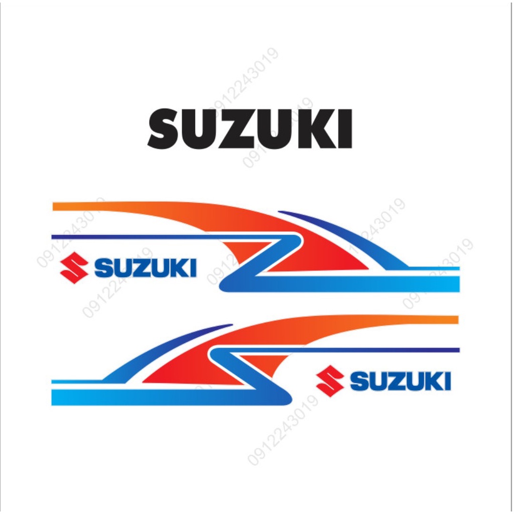 Suzuki truck decal sticker set, door sticker, front end sticker ...