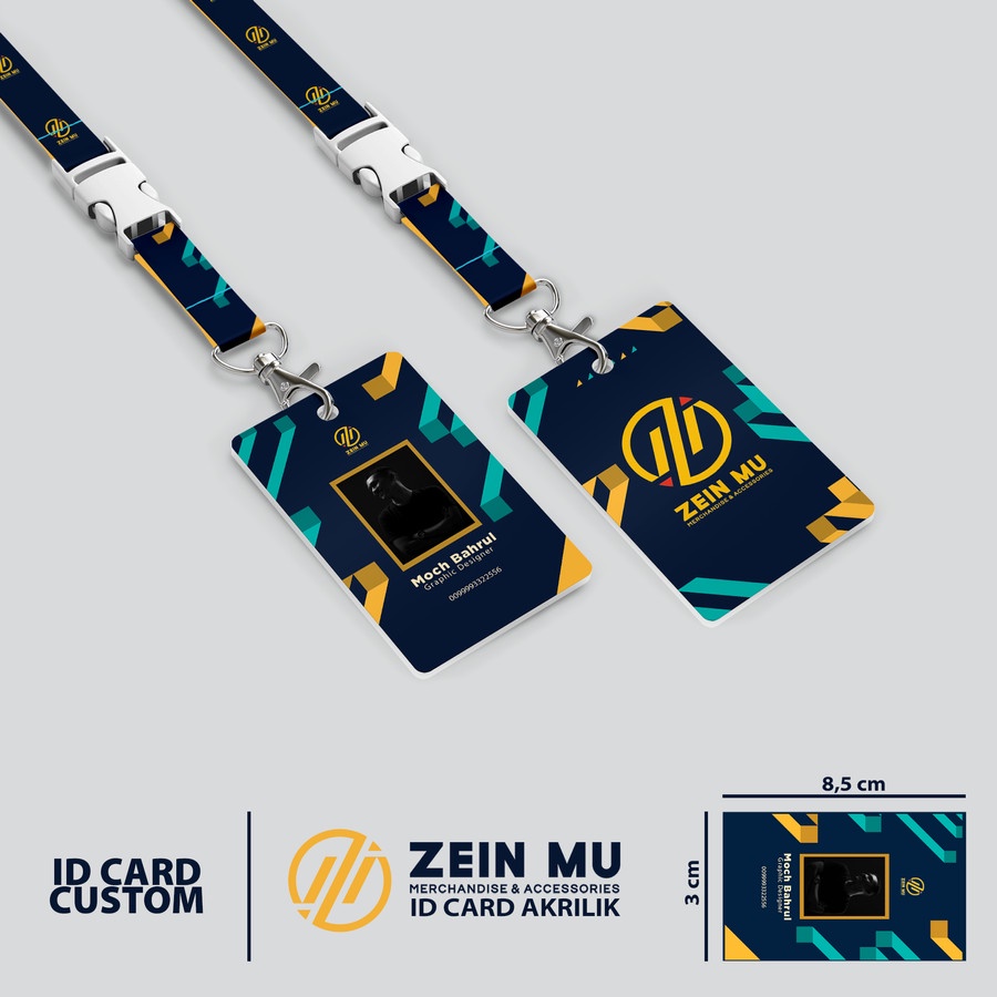 Acrylic ID CARD / ACCESSORIES / OFFICE | Shopee Malaysia