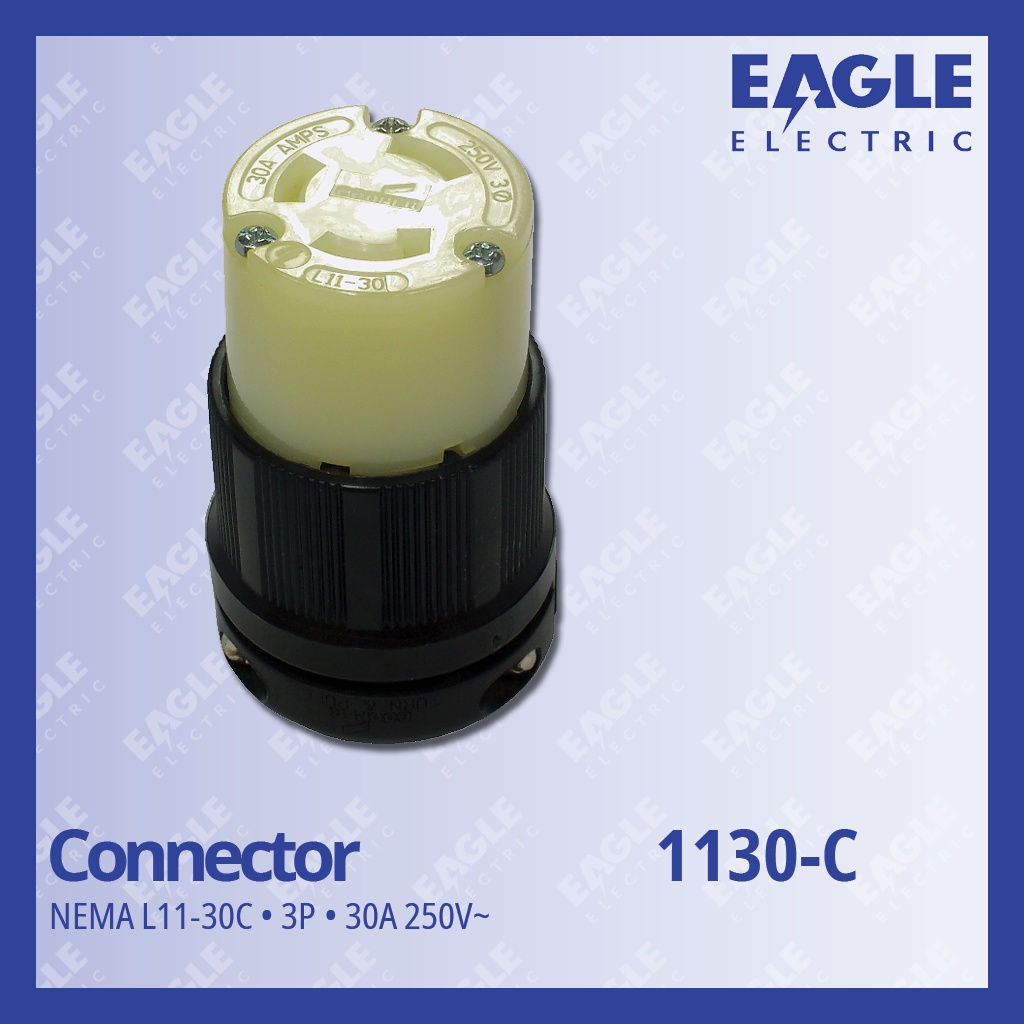 EAGLE 1130-C NEMA L11-30 Connector 3P 30A 250V~ | Shopee Malaysia