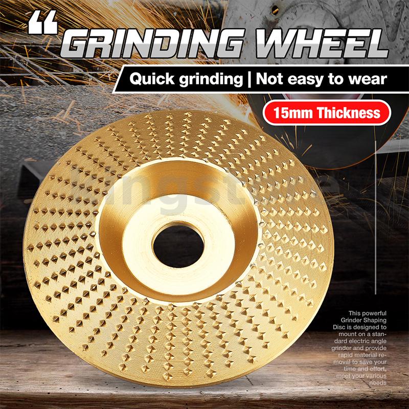 98mm Angle Grinder Grinding Wheel Carbide Wood Sanding Carving Disc Wheel | Shopee Malaysia