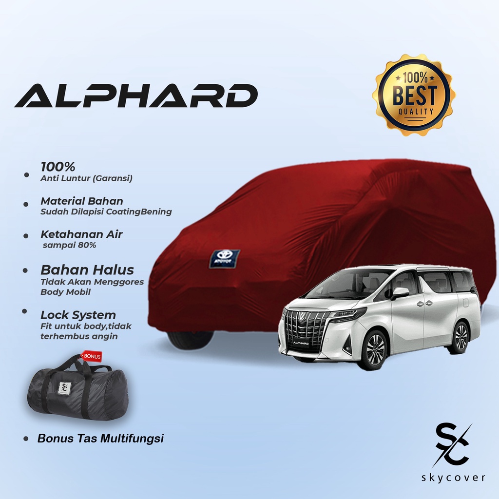 Toyota Alphard Car Body Cover / Alphard Car Cover / Blanket 2022 2023 ...