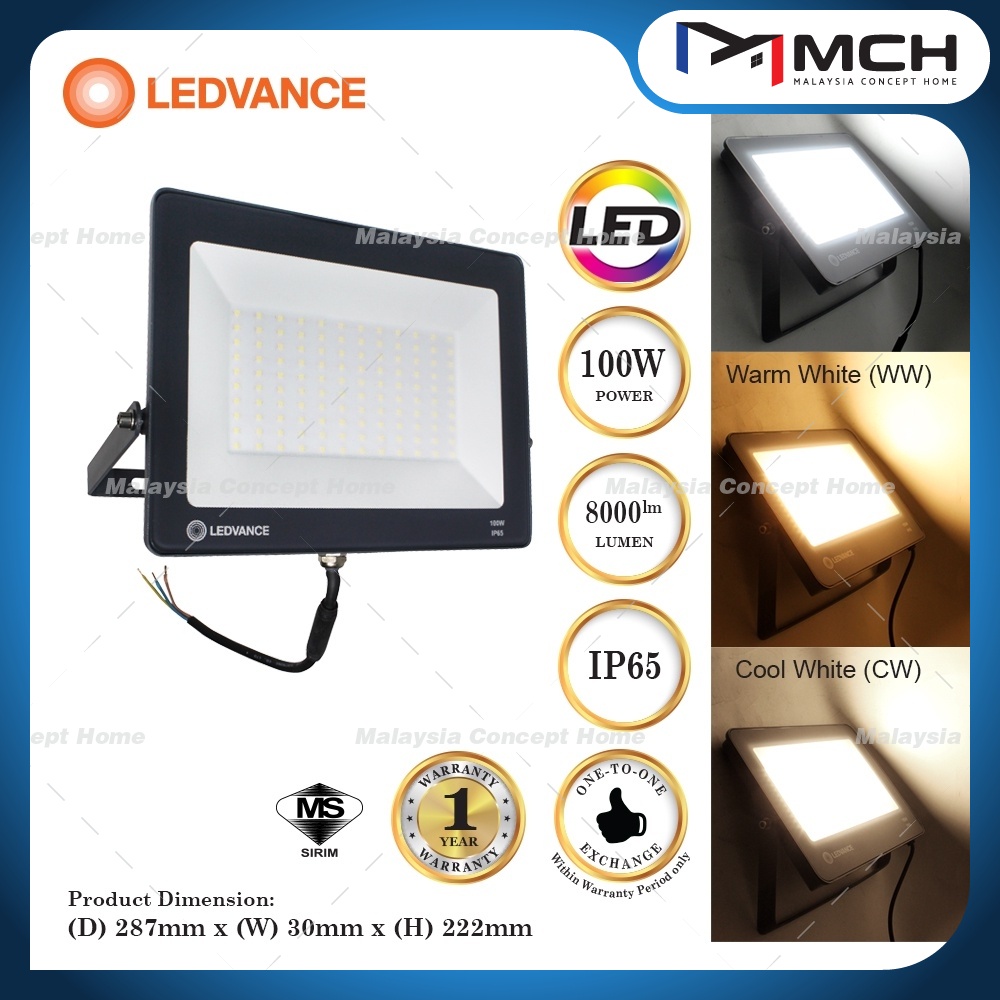 [NEW MODEL]OSRAM LEDVANCE 100W/150W/200W ECO LITE G2 LED FLOODLIGHT ...