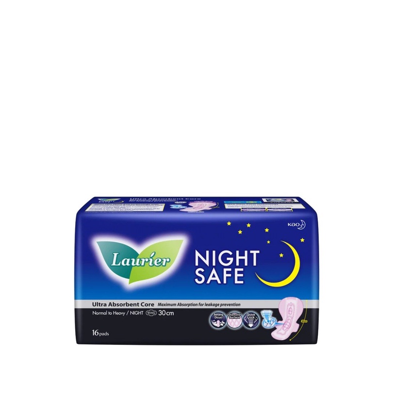 Laurier Night Safe Wing 30cm 16's | Shopee Malaysia
