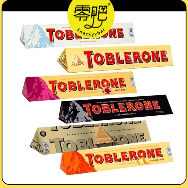 (Clearance Snacks) Toblerone Chocolate 4 Flavor 瑞士Toblerone三角巧克力 4种口味选择 ...
