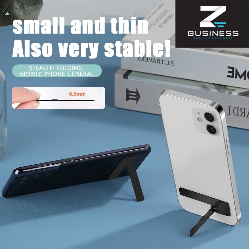 ZS 1 Pc Ultra-Thin Mini Metal Folding Phone Holder / Alloy Invisible ...