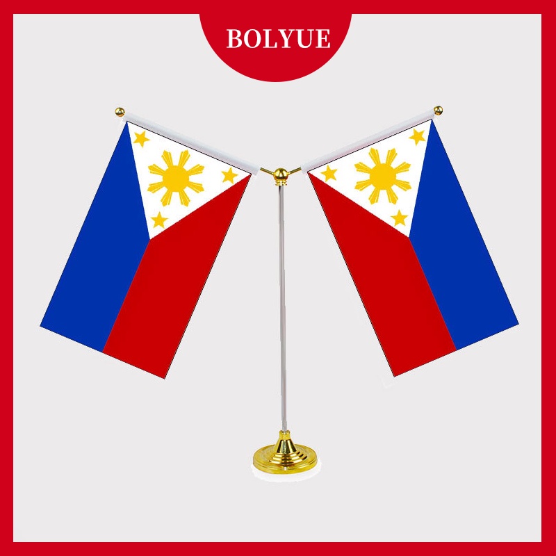 Philippines Flag Office conference room table flag Stainless steel flag ...