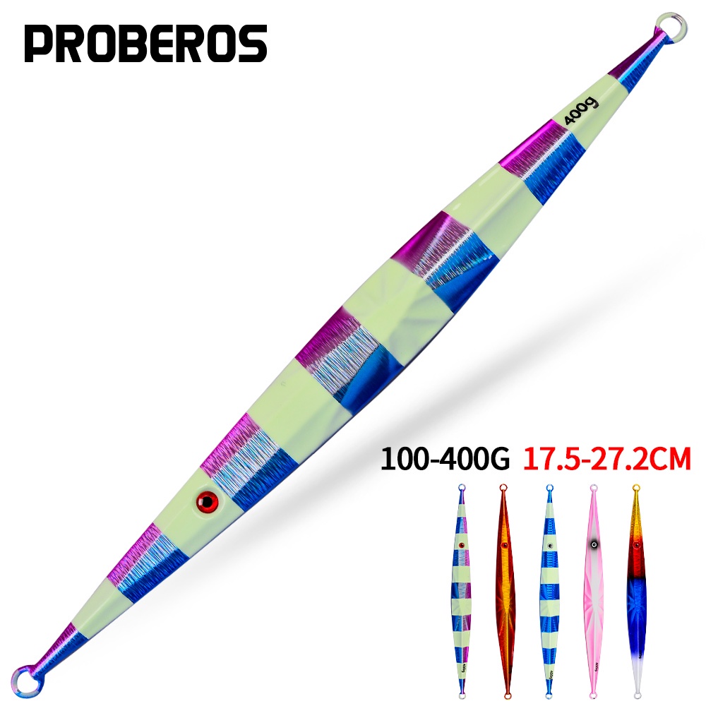 PROBEROS 1PX Saltwater Shour Jigging Lure 100-150-200-250-300-400g ...