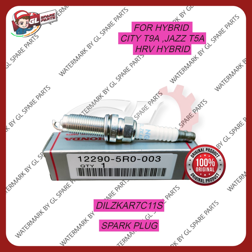 (FOR HYBRID) HONDA CITY T9A / JAZZ T5A / HRV HYBRID (100% ORIGINAL) NGK LASER IRIDIUM SPARK PLUG ...