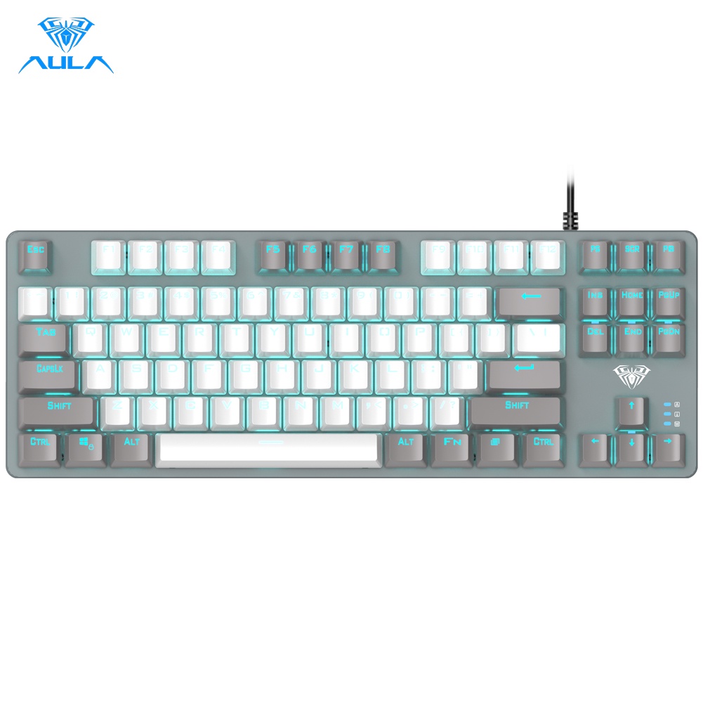 AULA F3287 87 Key Wired Keyboard 2.4g Bluetooth Mechanical Keyboard ...