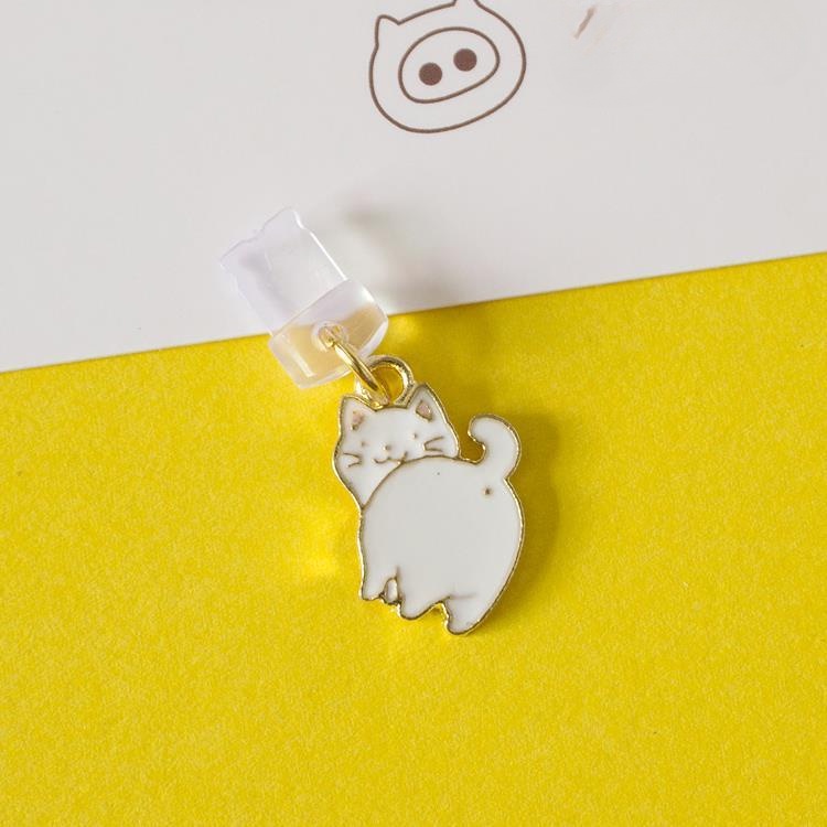 Mobile Phone Anti-Dust Plug diy Cute Cat Little Pink Pig Panda Pendant ...