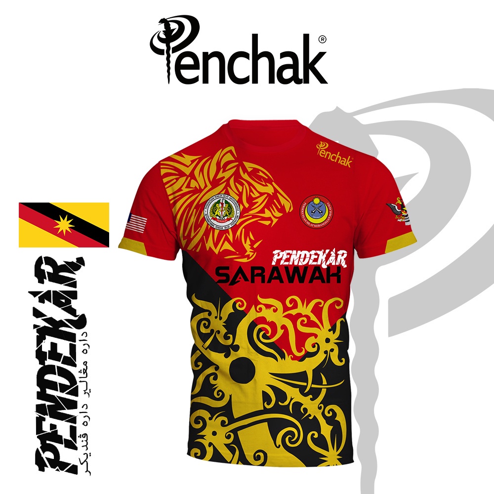 Silat Shirt - Pendekar Sarawak Edition Sublimation Tshirt / Baju ...
