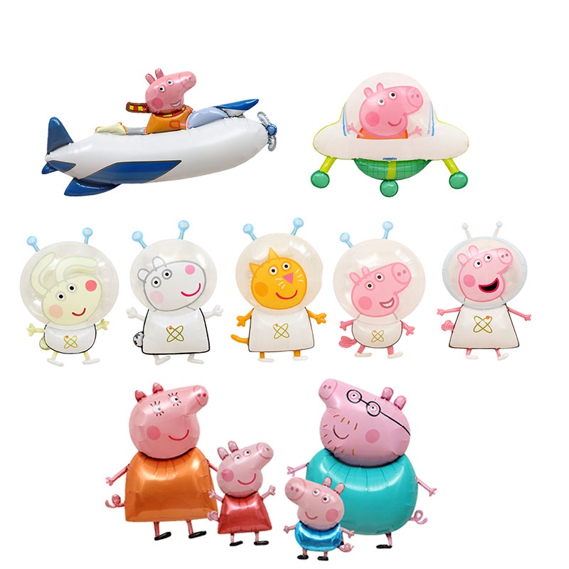 Peppa Pig Inflatable Balloon Birthday Party Decoration Cute Cartoon Toy ...