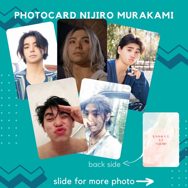 [UNOFFICIAL] PHOTOCARD NIJIRO MURAKAMI CHISHIYA ALICE IN BORDERLAND ...