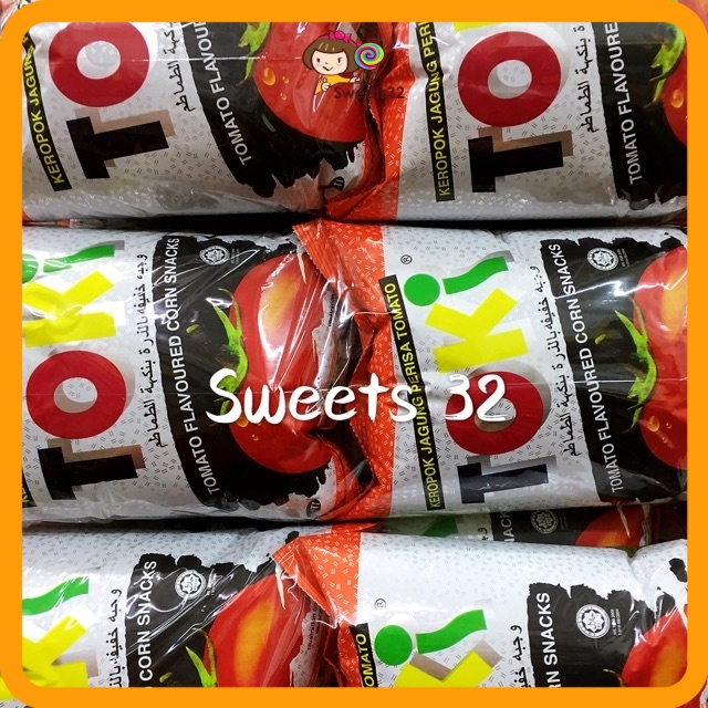 Toki Tomato Flavoured Corn Snacks (Large)60gmX10packs | Shopee Malaysia
