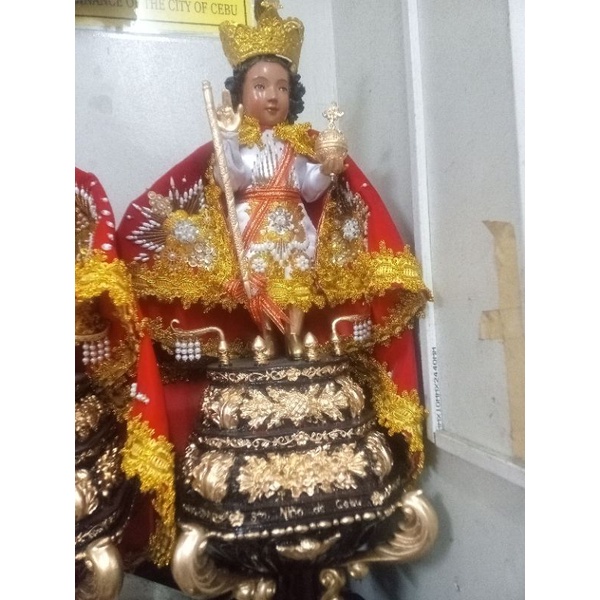 28 inches Sto Niño de Cebu All Fiber Santo Nino actual design Basilica ...