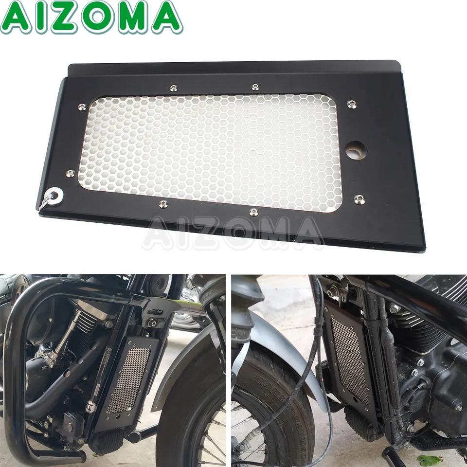 Motorcycle Oil Cooler Radiator Grille Guard Cover For Harley Softail ...