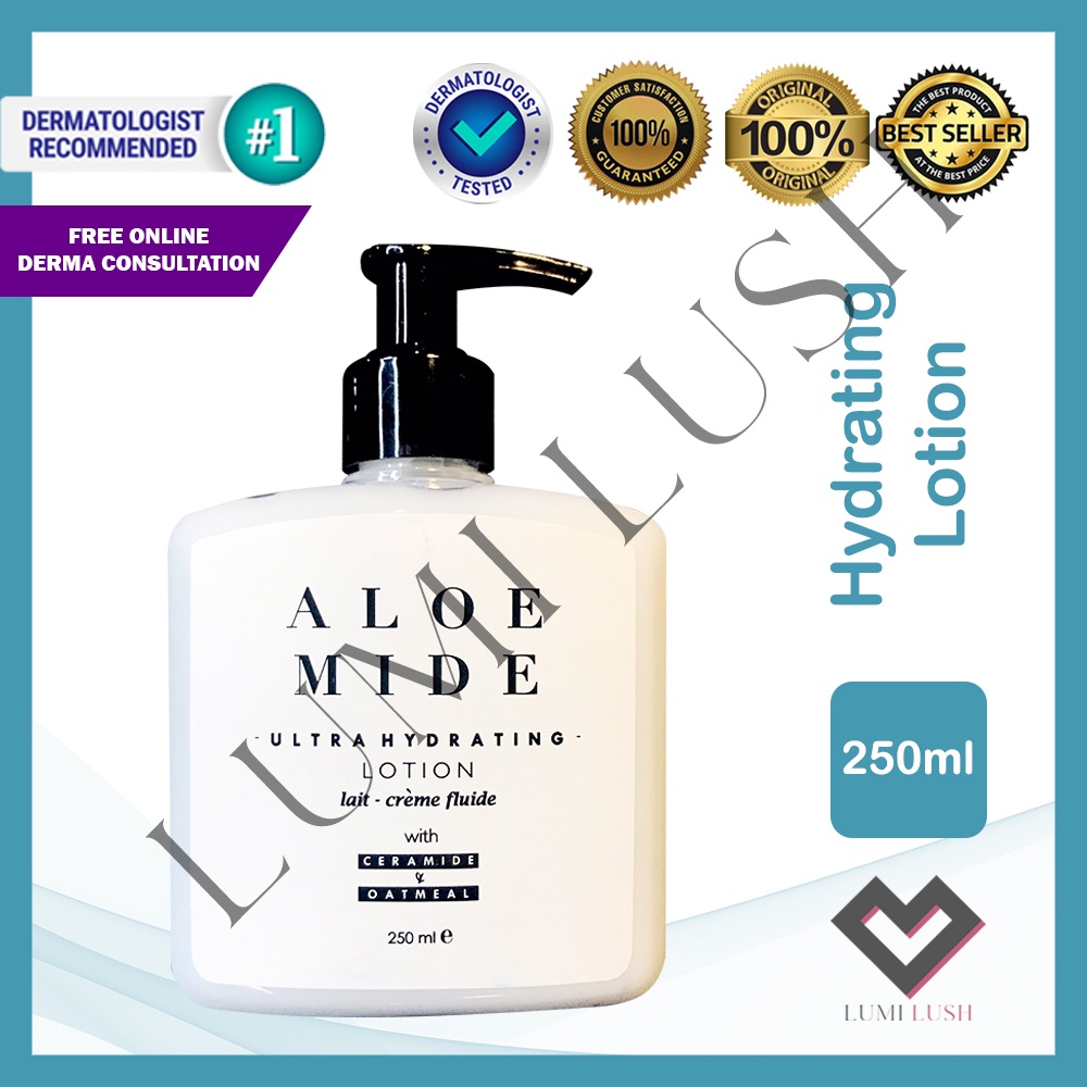 Aloemide Ultra hydrating Deep Moisturizing and Smoothening Lotion 250ml ...