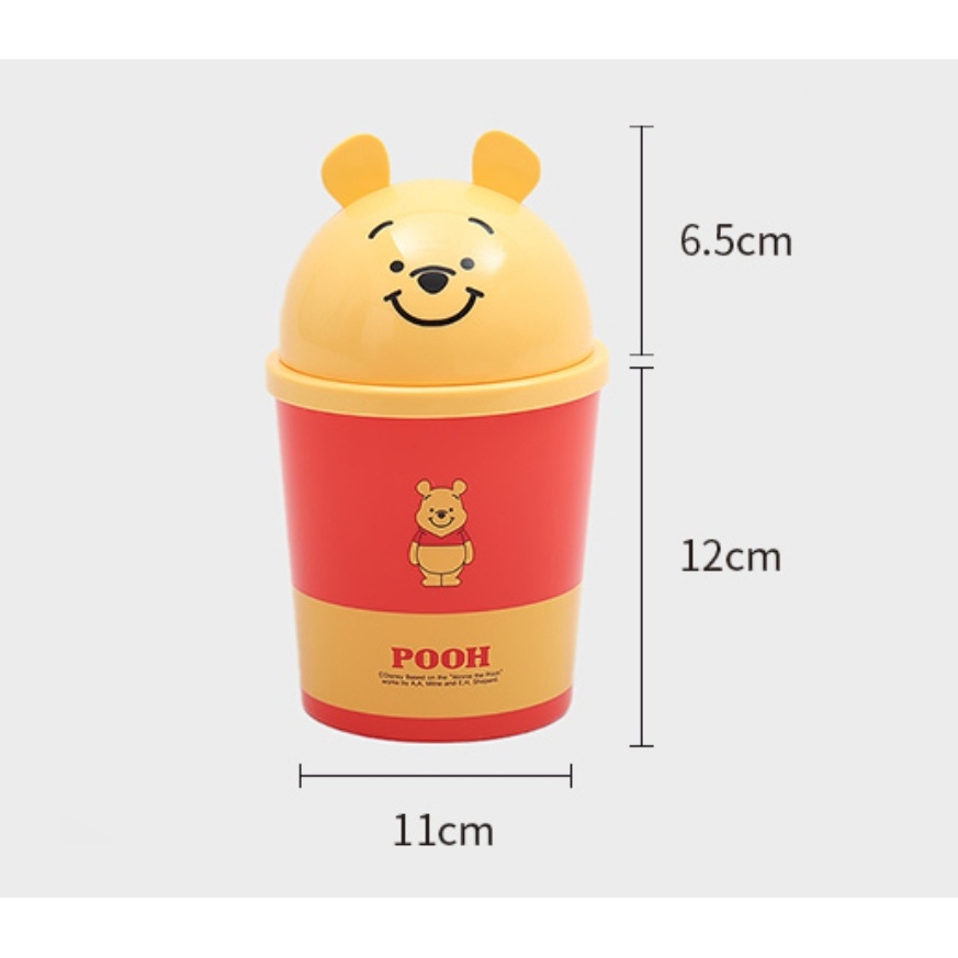 Disney Winnie the Pooh Tabletop Mini Trash Can | Shopee Malaysia