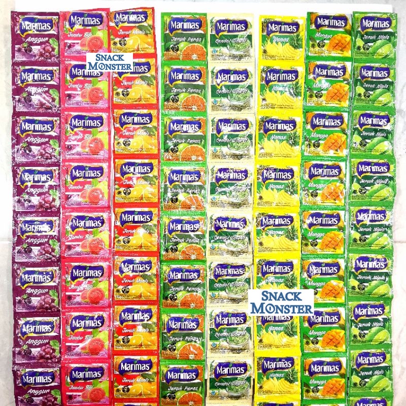 Marimas Instant Drink Powder Assorted Flavors - Netto 10 sct x 7 gr ...