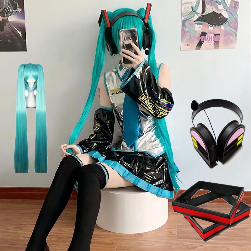 Hatsune Miku Cosplay Hatsune Miku Official Service Cos Patent leather ...