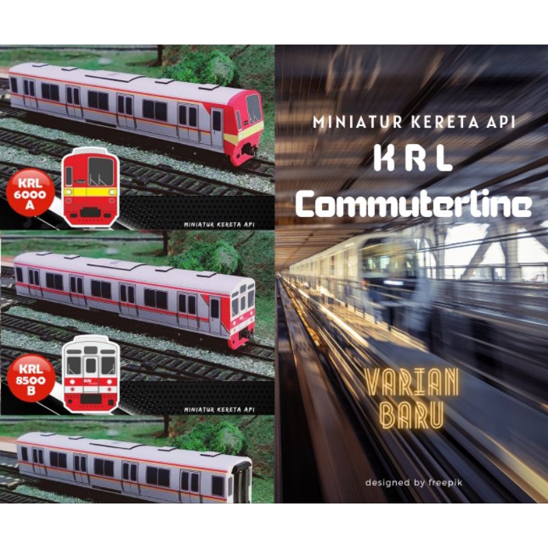Miniature Indonesian Train Toy KRL-Commuterline Series | Shopee Malaysia