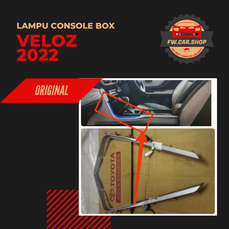 Original 2022 VELOZ CONSOLE BOX LAMP | Shopee Malaysia