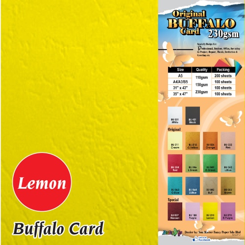 A4 230gsm Buffalo Card | Lucky Star A4 Buffalo Card / Fancy Card Colour ...