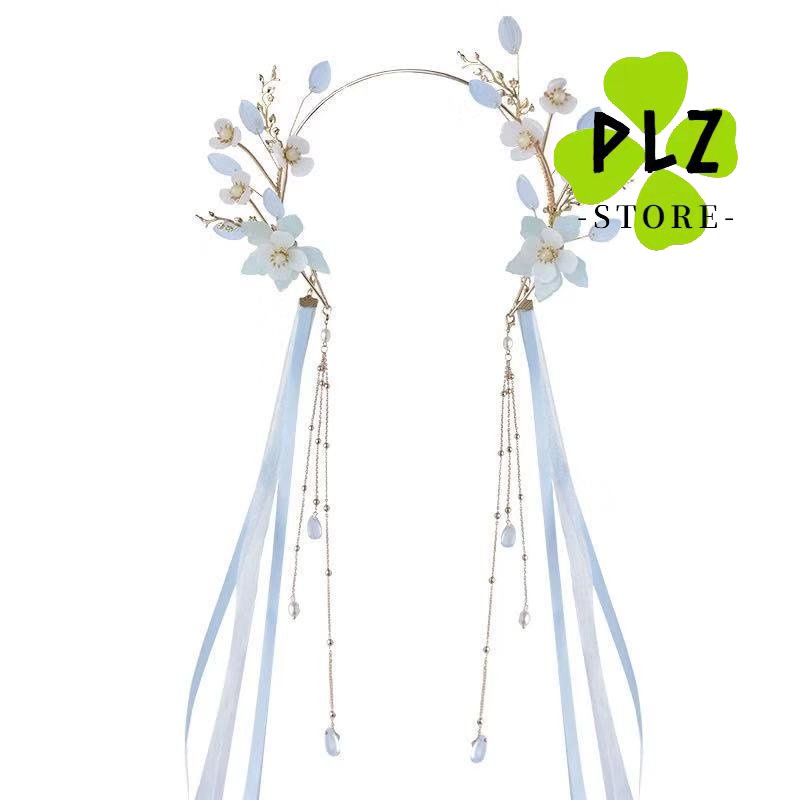 a Hanz lazy man hair hoop Coverdress tassel step shake anci Hanfu ...