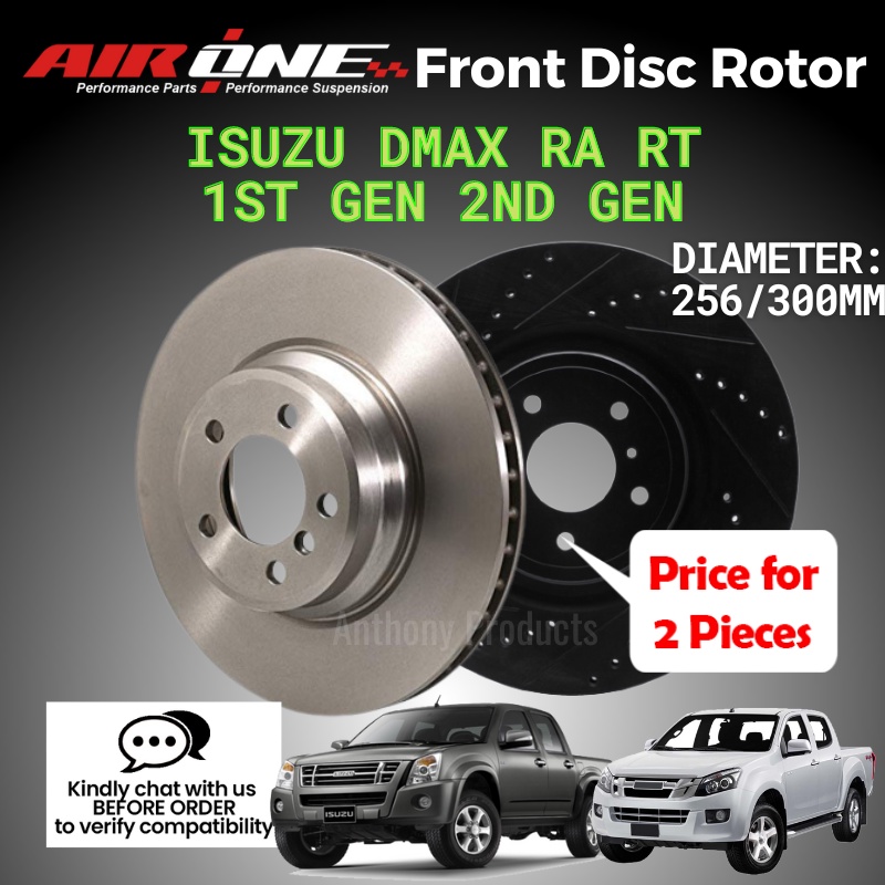 AIRONE Isuzu D-Max Dmax RA RT 1st Gen 2nd Gen Front (Depan) OE Sport ...