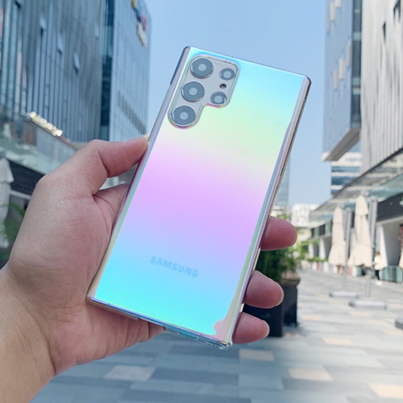 Laser Rainbow Hrad Clear Case For Samsung S24 S23 Ultra S22 S21 Plus ...