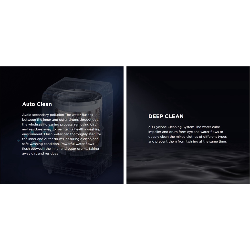 Midea Top Load Fully Auto Washing Machine MA200W75 (7.5kg)/ MA200W85 (8 ...