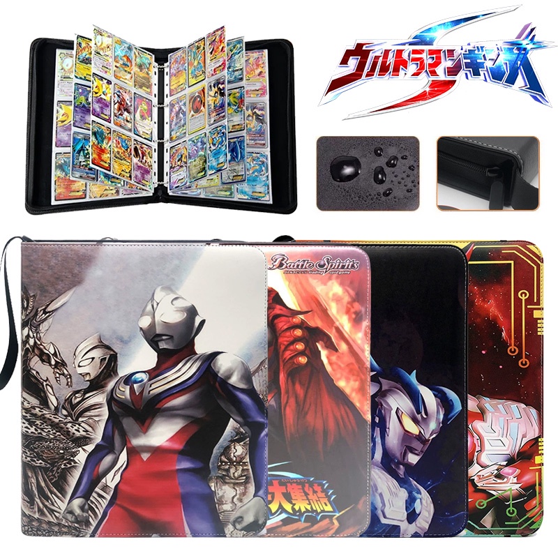 3x3 900pcs Cards holder Ultraman Anime Game Binder Card Holder Zipper ...