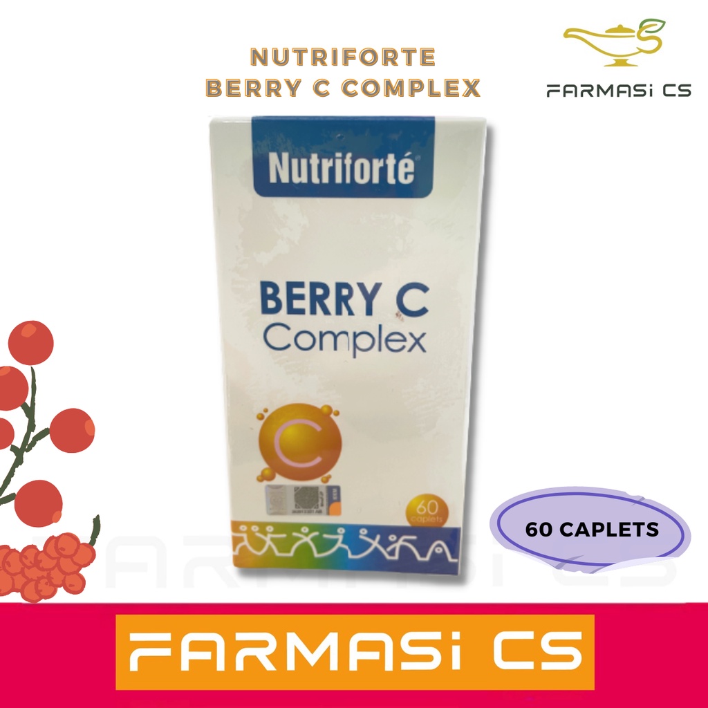 Nutriforte Berry C Complex 60 Caplets EXP:02/2026 [ Farmasi CS ...