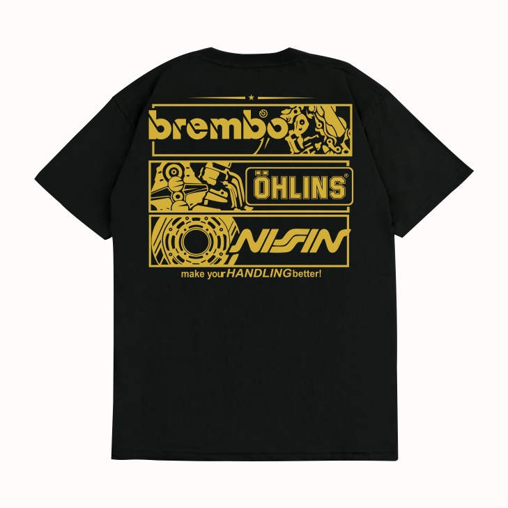 Karimake Unisex Distro T Shirt Racing Image BREMBO OHLINS NISSIN Logo ...