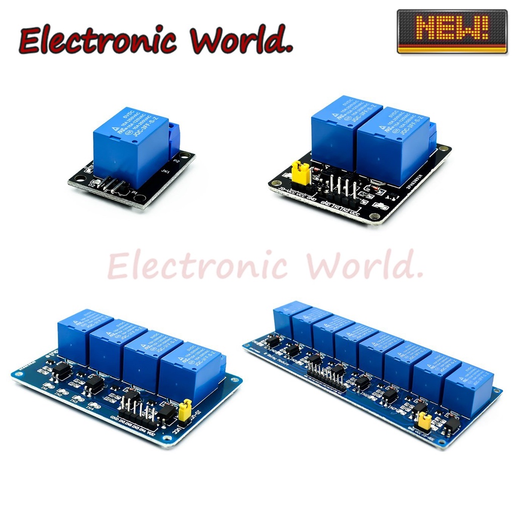 5V 1 2 4 8 channel relay module with optocoupler. Relay Output 1 2 4 8 way relay module for ...