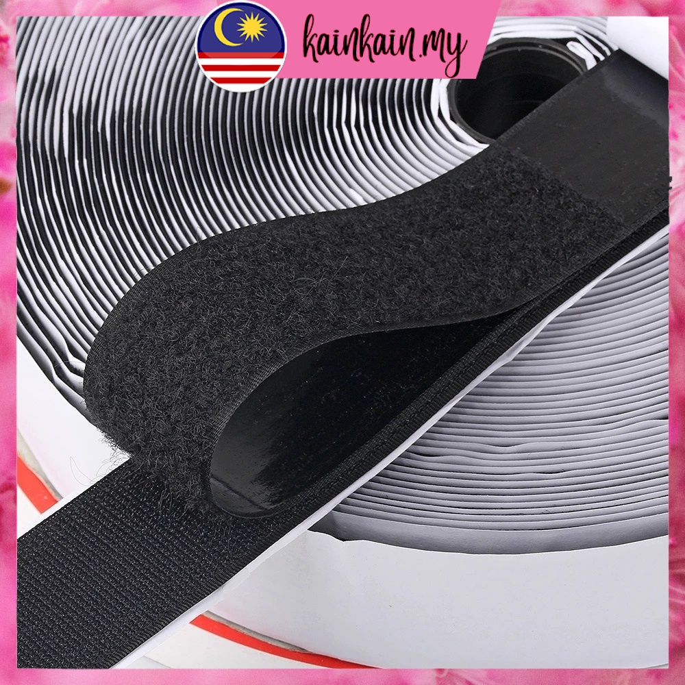 Sticker Velcro Black and White 2.0cm (1m) | Shopee Malaysia