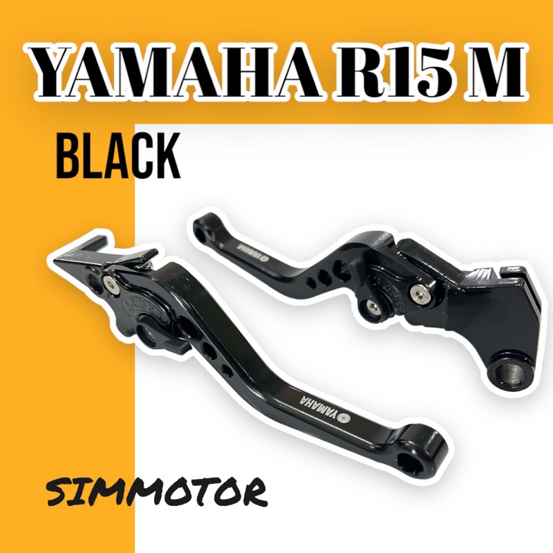 YAMAHA R15M ABS LEVER SET WITH WORDING YAMAHA CHOP LEVER TANGAN BREK ...