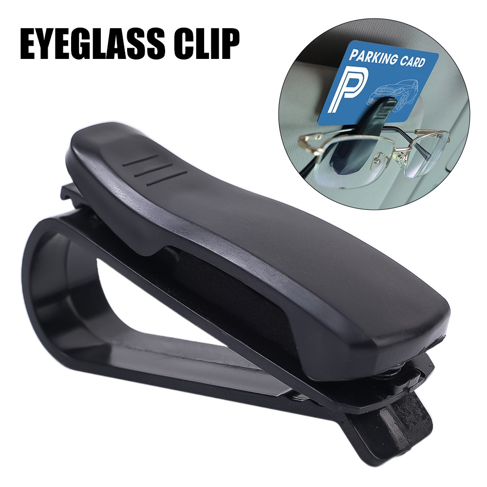 Car Sun Visor Glasses Clip 180 Degree Rotatable Card Ticket Fastener ...