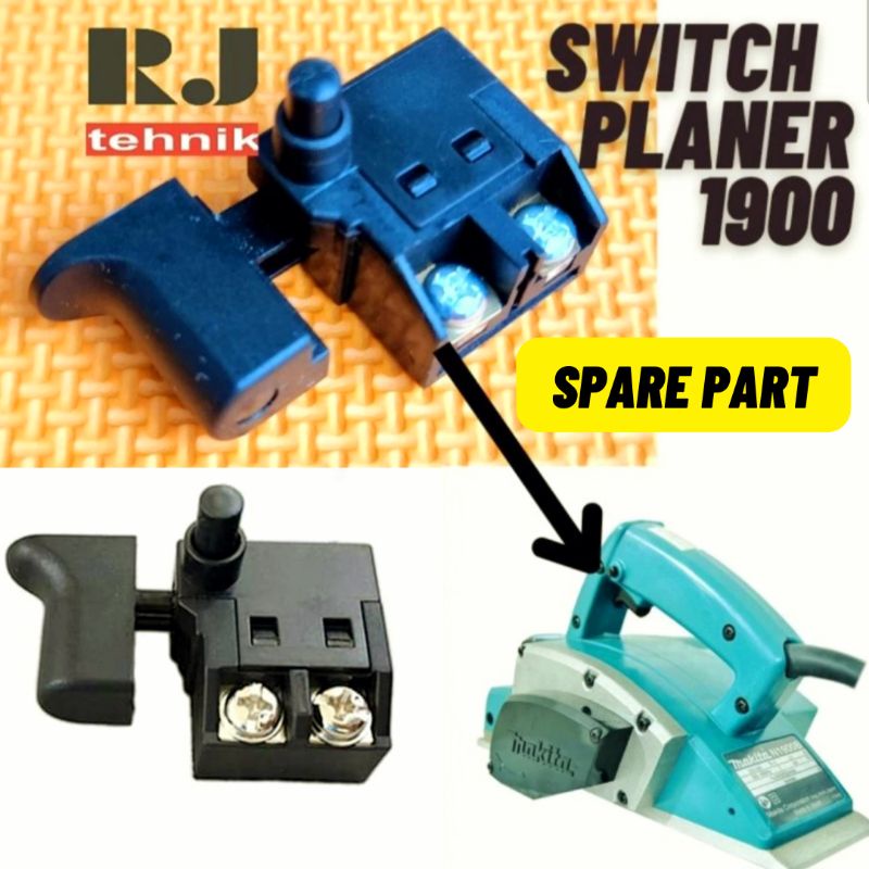 MESIN Makita 1900 Switch Skakel Switch On Off Planer Machine Spart Part ...