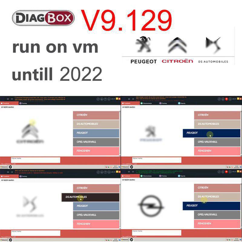 Diagbox V9 91 v9 129 v7 8 v9 96 full software Update For Lexia3 PP2000 Citroen Peugeot Car ...