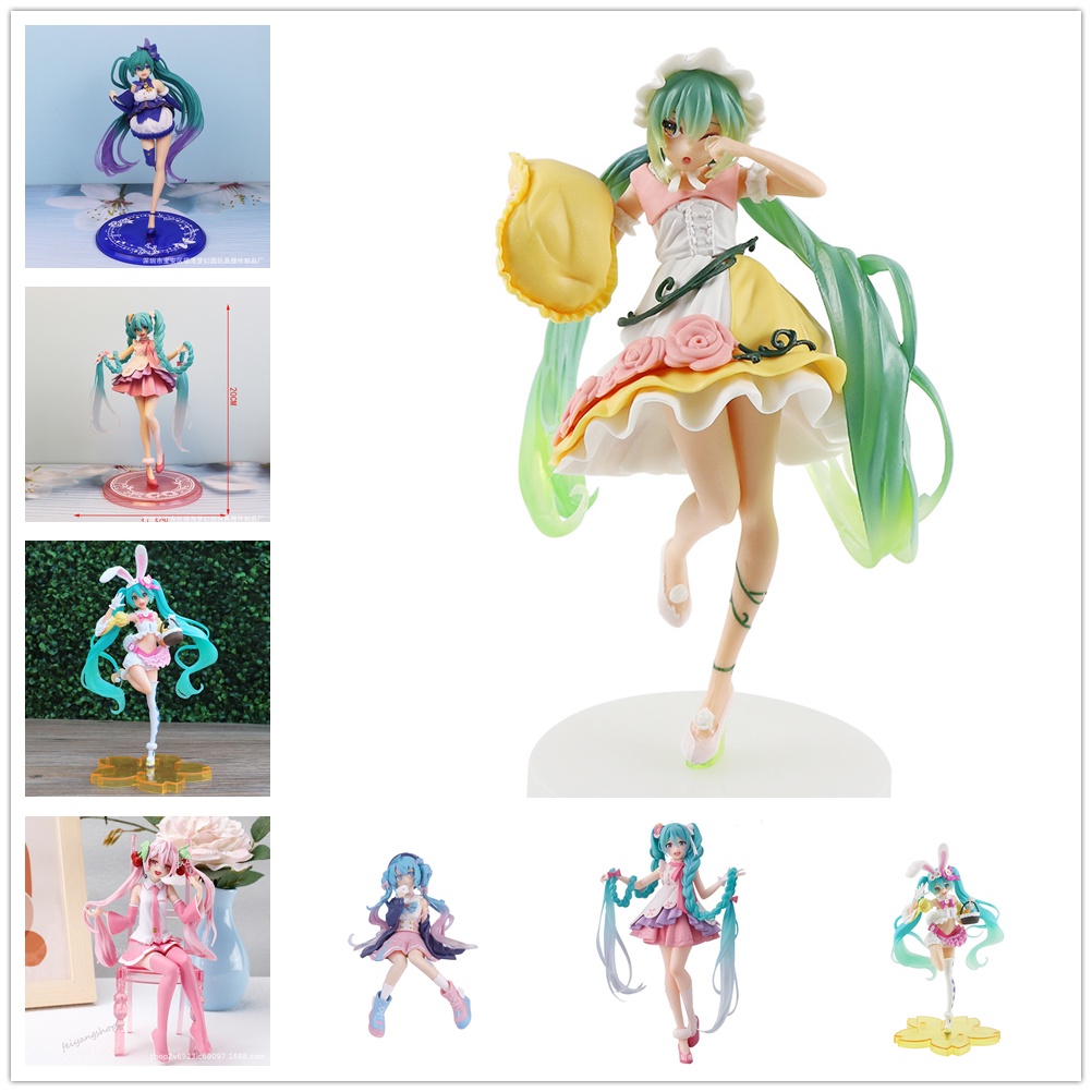 Hatsune Miku Anime Model Bunny Girl Ver. Action Figure Painted ...